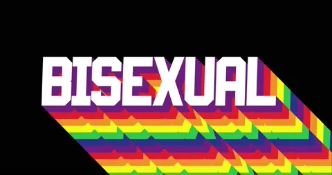 Bisexual. Animated long layered multicol... | Stock Video | Pond5
