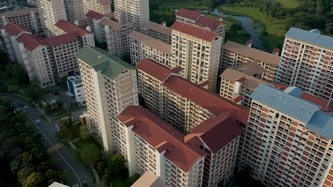 Bishan HDB Estate | Stock Video | Pond5