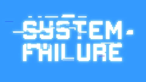 Bit glitch system failure | Stock Video | Pond5