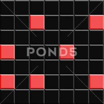 Black and red bricks pattern design on solid sheet of wallpaper ~ Clip ...