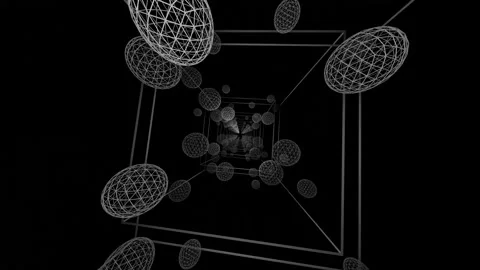 black and white animated loop background... | Stock Video | Pond5