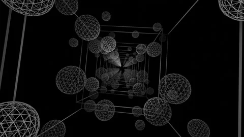 black and white animated loop background... | Stock Video | Pond5