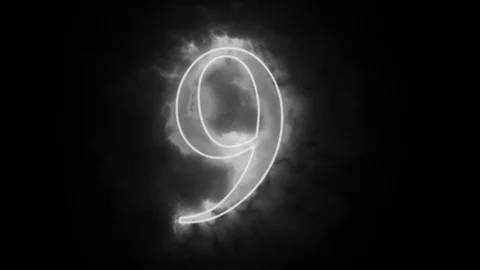 Black and White Count Down Timer from Te... | Stock Video | Pond5