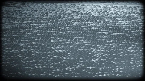 Black and white CRT TV screen. Effect of... | Stock Video | Pond5