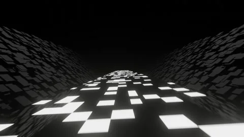 Black and White Cyborg Road Background V... | Stock Video | Pond5