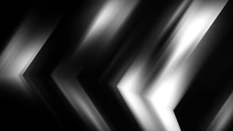 Black and white glowing stream of arrows... | Stock Video | Pond5