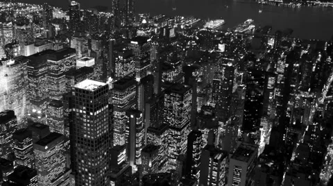 black and white metropolis background. a... | Stock Video | Pond5