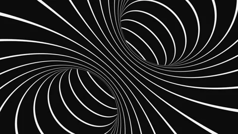 Black and white psychedelic optical illu... | Stock Video | Pond5