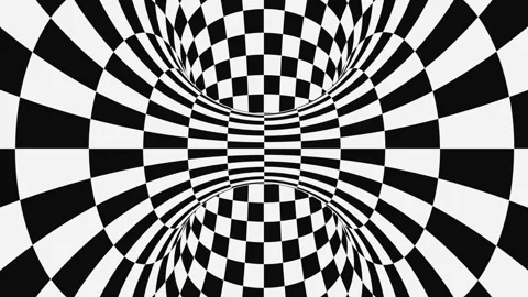 Black and white psychedelic optical illu... | Stock Video | Pond5