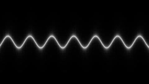 Black And White Sine Wave Energy Wave Fr... | Stock Video | Pond5