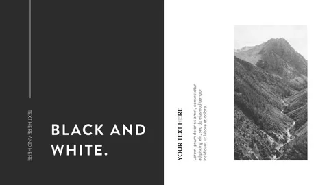 Black And White Slide Show ~ After Effects #231889058