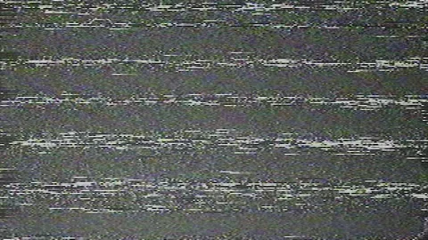 Black and white TV with bugs. Bad old si... | Stock Video | Pond5