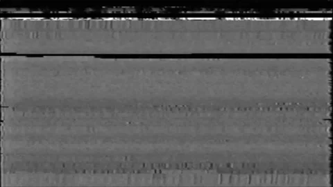 Black and white TV with bugs. Bad old si... | Stock Video | Pond5