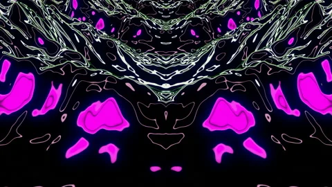 Black background with cartoon animation.... | Stock Video | Pond5