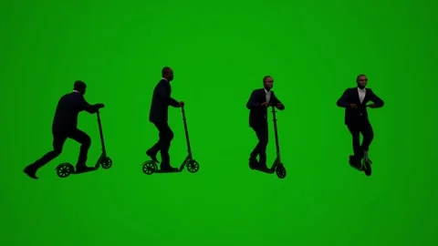 Black business man green screen walk mob... | Stock Video | Pond5