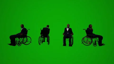 Black business man green screen walk mob... | Stock Video | Pond5