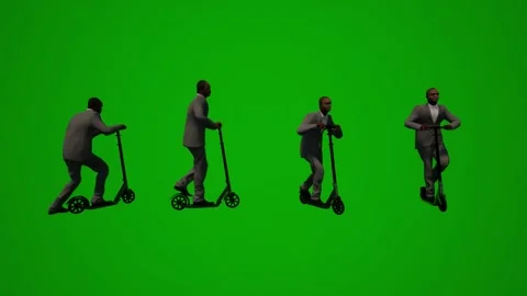 Black business man green screen walk mob... | Stock Video | Pond5