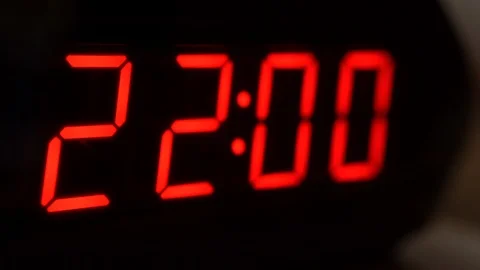 Blinking Clock Stock Footage ~ Royalty Free Stock Videos | Pond5