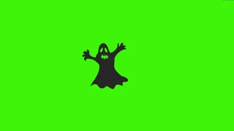 Black Ghost Flying Loop Motion Graphics ... | Stock Video | Pond5