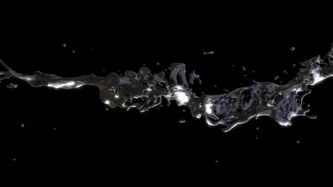 Black Goo Flow | Stock Video | Pond5