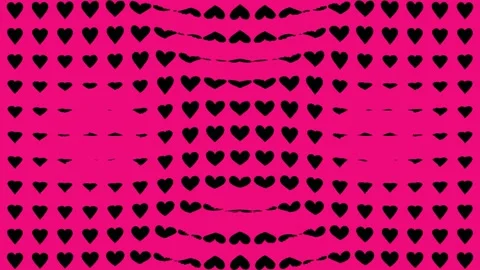Black Heart shape Moving wave animation ... | Stock Video | Pond5