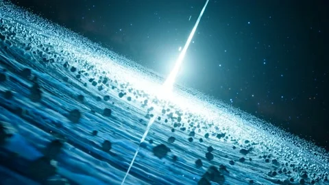 A black hole in the middle of outer spac... | Stock Video | Pond5