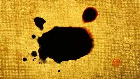 black ink in a liquid solution textured ... | Stock Video | Pond5