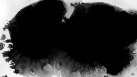 Black ink, pouring ink drops, liquid ink... | Stock Video | Pond5
