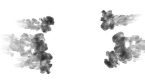 black ink on a white background dissolve... | Stock Video | Pond5