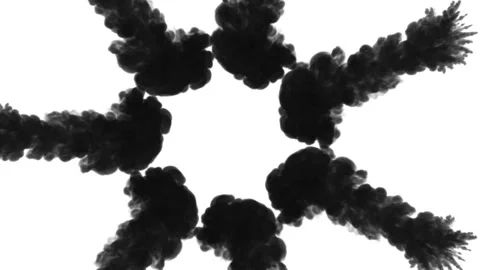 black ink on a white background dissolve... | Stock Video | Pond5