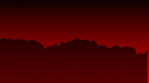 black line graph on red background chart... | Stock Video | Pond5