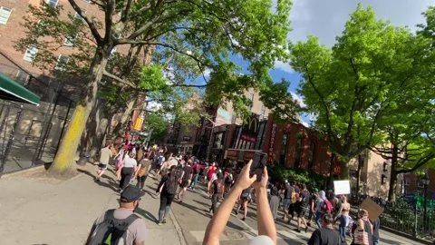 Black Lives Matter protests in New York ... | Stock Video | Pond5