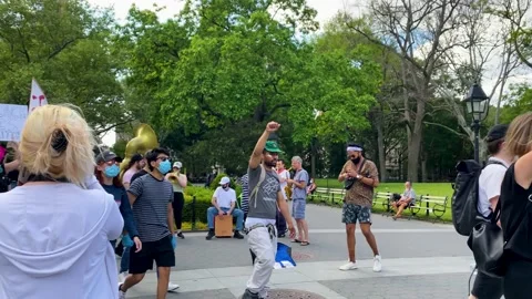 Black Lives Matter protests in New York ... | Stock Video | Pond5