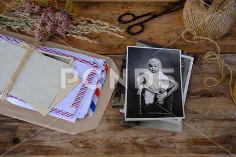 Black old family photos, stack family vintage photographs, nostalgic ...