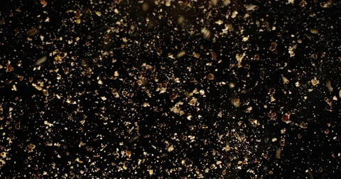 Black pepper grains sprinkles over camer... | Stock Video | Pond5