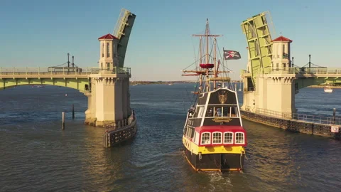 Black Raven Pirate Ship | Stock Video | Pond5