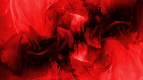 Black red color ink smoke background ani... | Stock Video | Pond5