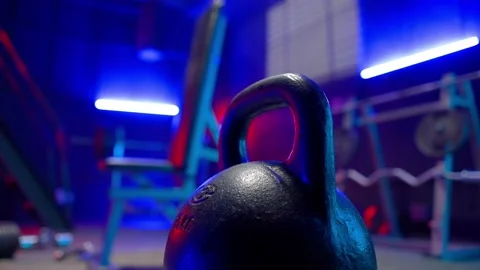 Empty Gym Background Stock Footage ~ Royalty Free Stock Videos | Pond5