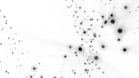 black round particles slowly move agains... | Stock Video | Pond5
