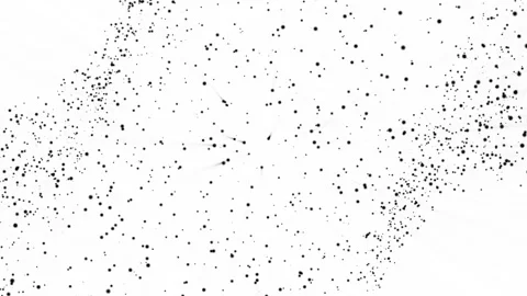 black round particles slowly move agains... | Stock Video | Pond5