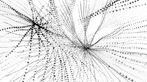 black round particles slowly move agains... | Stock Video | Pond5