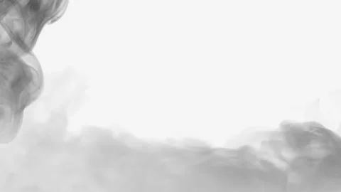 Black smoke, on a white background, smoo... | Stock Video | Pond5