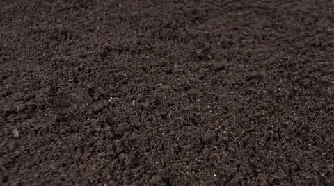 Black soil motion background 4k | Stock Video | Pond5