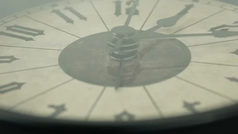 Vintage Clock Face Stock Video Footage | Royalty Free Vintage Clock ...