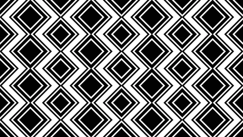 Black White Geometric Pattern Loop Anima... | Stock Video | Pond5