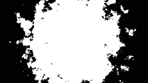 Black white ink blot. Set of 9 transmiss... | Stock Video | Pond5