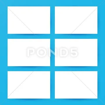 Blank Horizontal Cards Mockup: Royalty Free #68419622