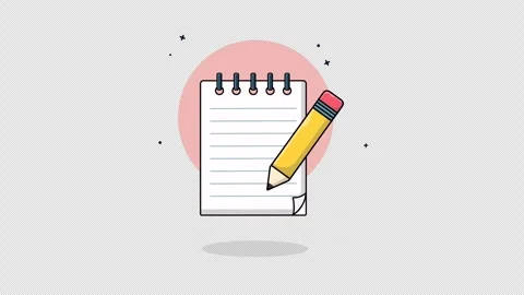 Cartoon Notepad Stock Footage ~ Royalty Free Stock Videos | Pond5