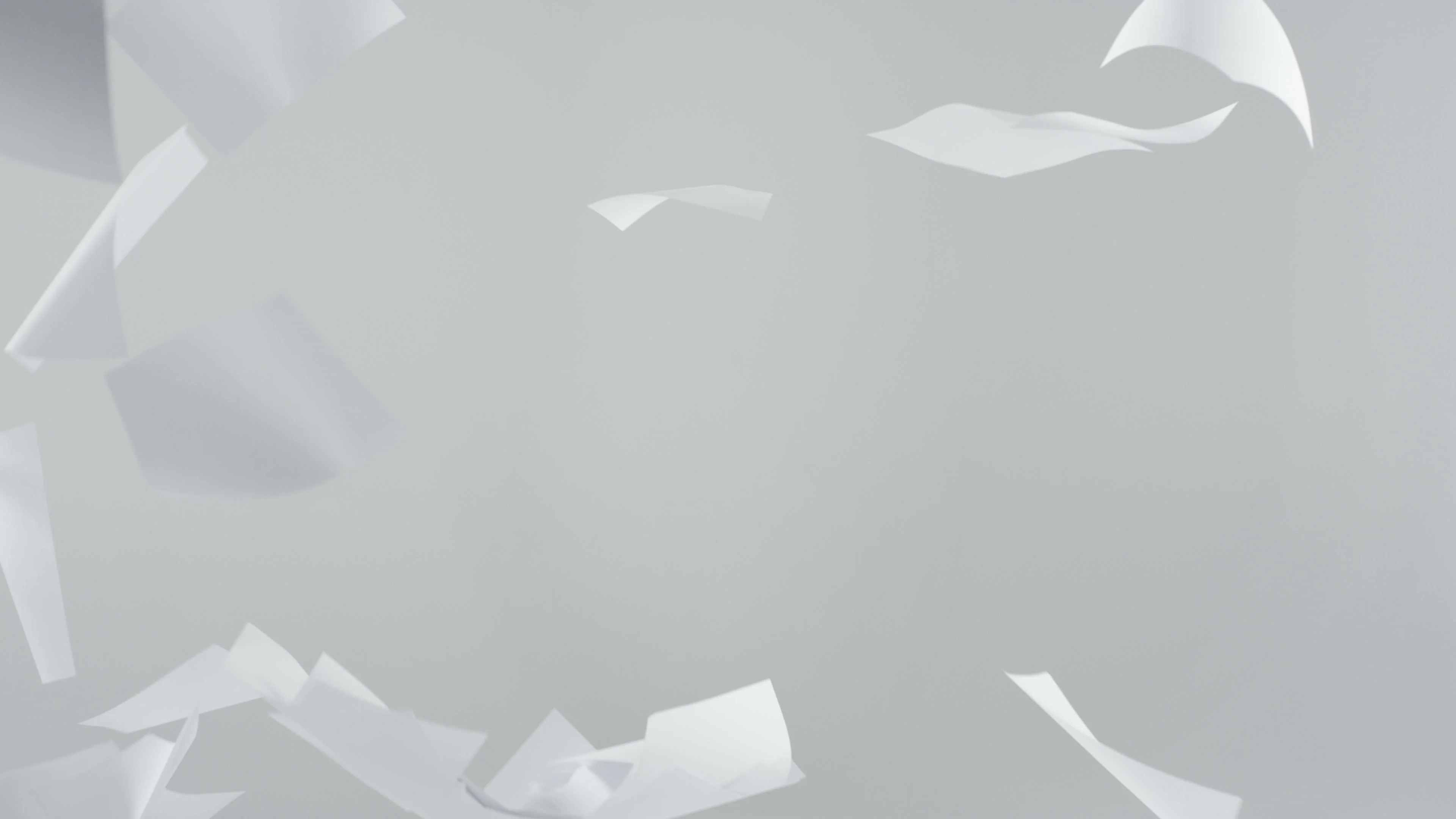 Sheets Of Paper Falling