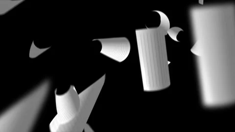 Blank white paper falling from above ove... | Stock Video | Pond5